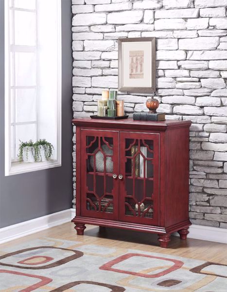 ENZO ACCENT CHEST RED