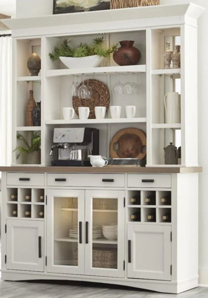 Americana Modern Hutch Server