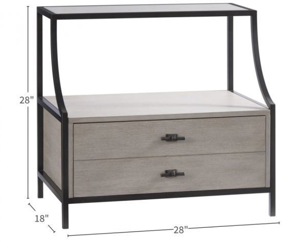 Midtown Stone Top Nightstand
